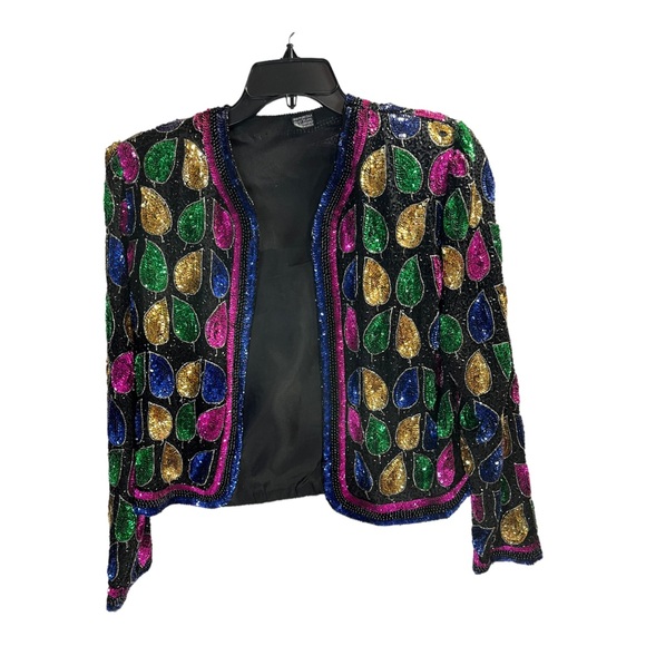 Jackets & Coats | Vintage Paisley Design Sequin Jacket | Poshmark